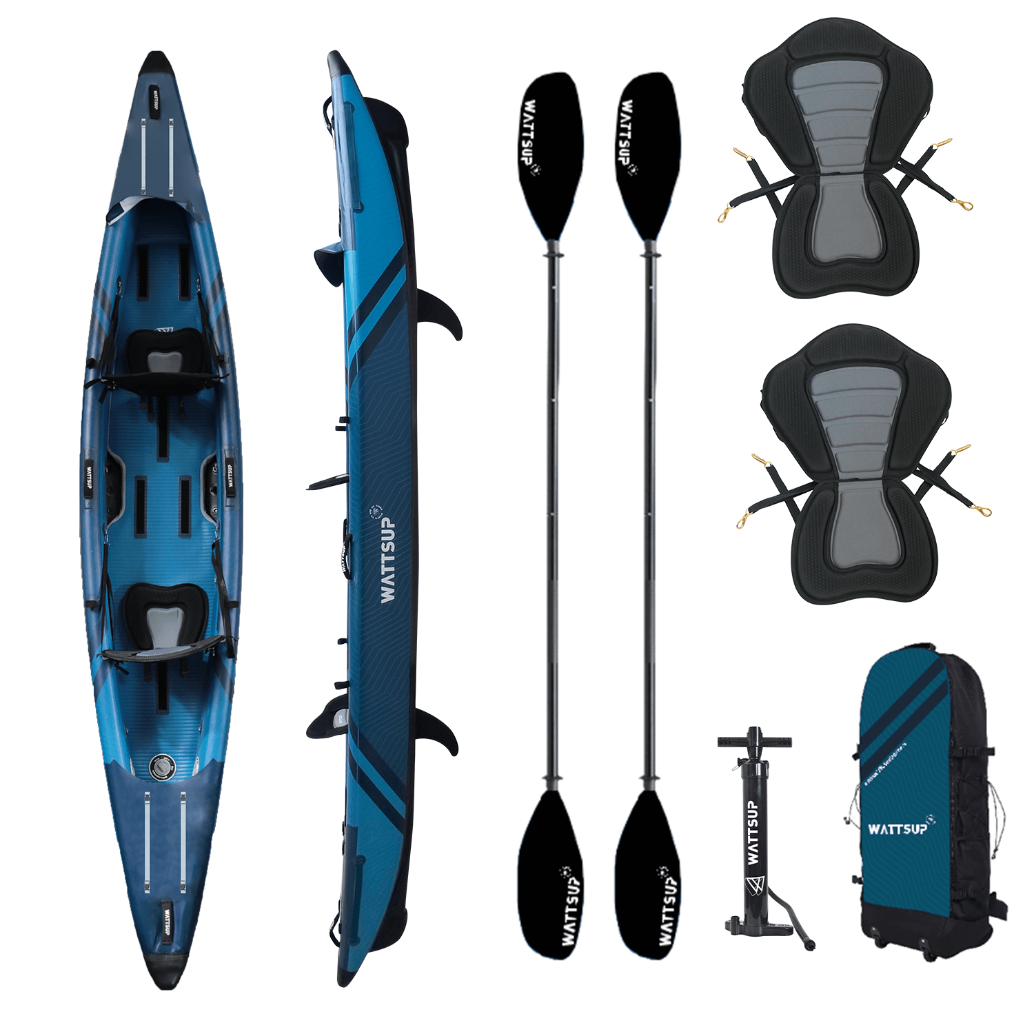 Kayak gonflable Torpedo 2P | WattSUP